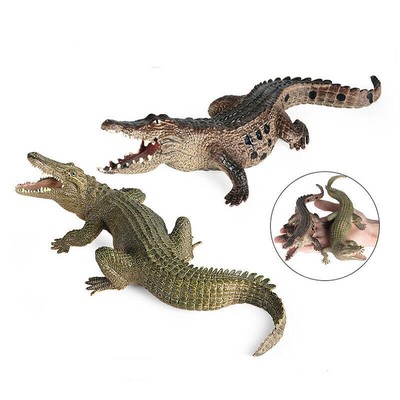 2pcs Alligator Simulation Wild Life Jungle Animal Figures Model ...