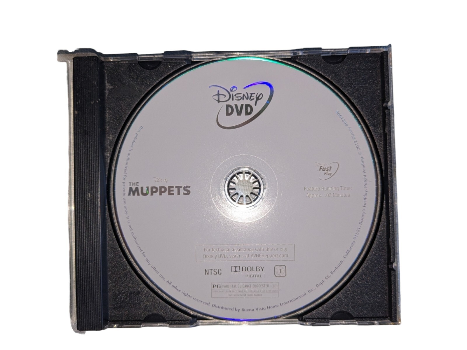 Disney - The Muppets (DVD, 2012) - DISC Only | eBay