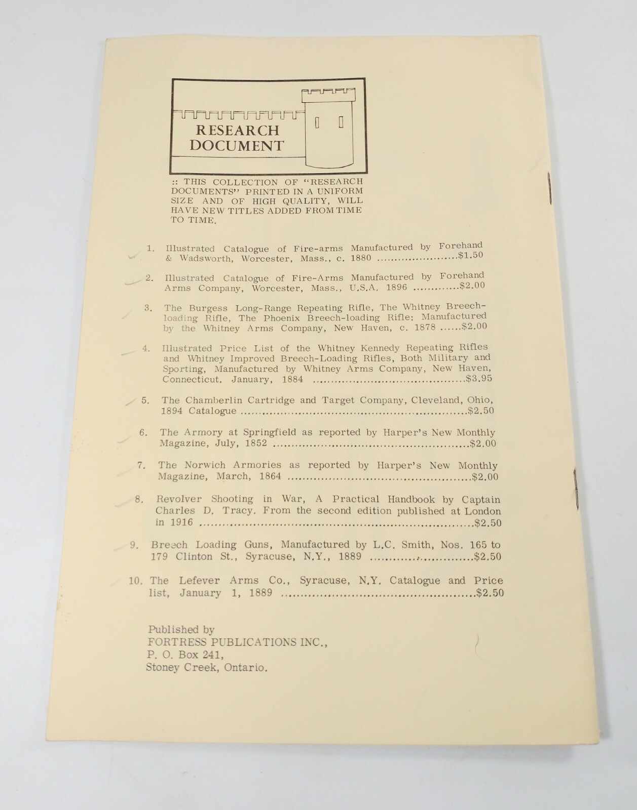 THE BURGESS LONG RANGE REPEATING RIFLE MODEL - 1878 Whitney Arms ...