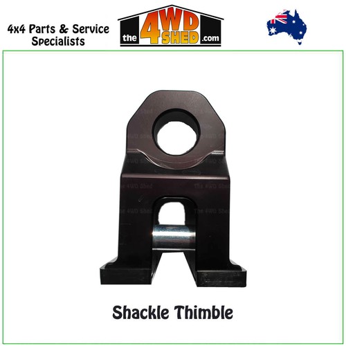Runva Winch Shackle Thimble - Black V2 10,000lbs | eBay Australia