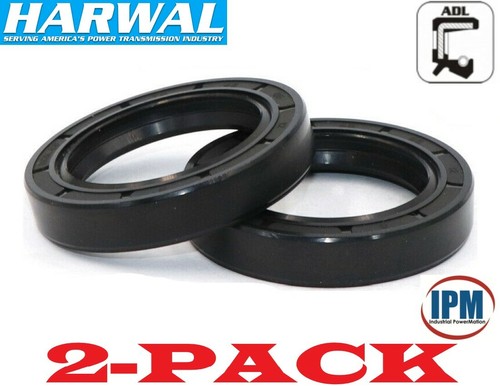 2-PACK! NEW! HARWAL TC 20x32x7-ADL Metric Oil Seal Buna-N Dual Lip W ...