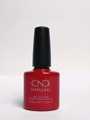 CND Shellac Gel Polish Devil Red 0.25oz | eBay