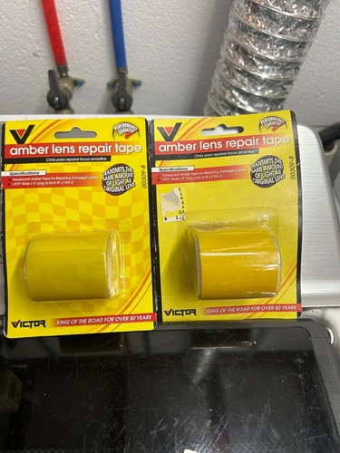 New 2-pack lot Victor 00309-8 Amber Lens Repair Tape 1.875” x 5 ...