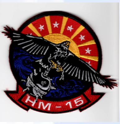 3.75" NAVY HM-15 HAWK CARRYING MINE HELICOPTER MINE SQUADRON ...