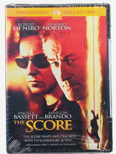 The Score DVD 2001 Robert De Niro Edward Norton Marlon Brando, NEW ...