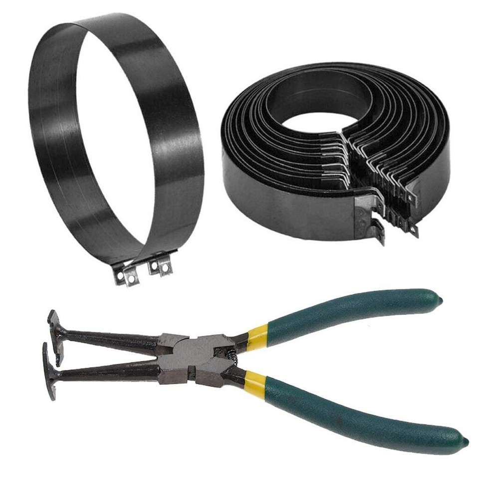 Motorcycle Piston Ring Compressor Cylinder Installer Tool Kit W/ Plier ...