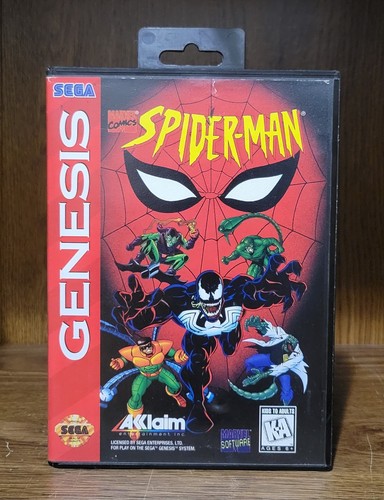 SEGA GENESIS SPIDER-MAN THE ANIMATED SERIES - COMPLETE (TESTED ...