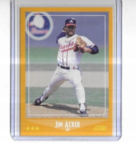 1988 Score Baseball #576 Jim Acker Atlanta Braves | eBay