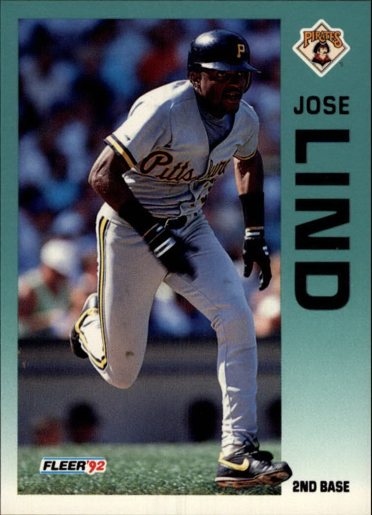 1992 Fleer Pittsburgh Pirates Baseball Card #559 Jose Lind | eBay