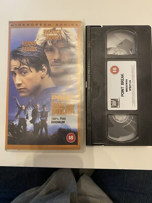 Point Break Vhs Video Widescreen Patrick Swayze Keanu Reeves | eBay UK