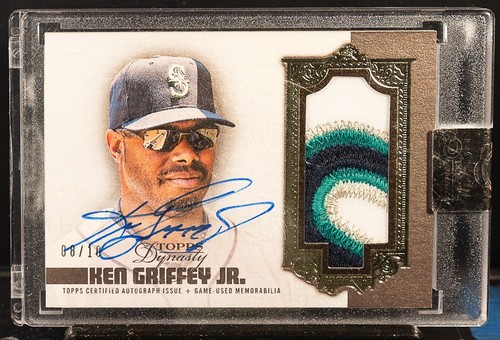 Ken Griffey Jr. Topps Dynasty 2019 Game Used Jersey Patch AUTO 8/10 ...