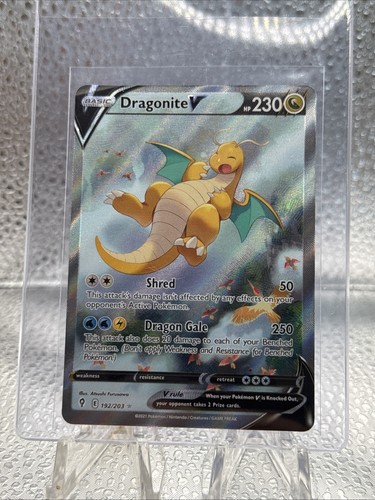 Dragonite V (Alternate Full Art) 192/203 Swsh07: Evolving Skies Holo | eBay