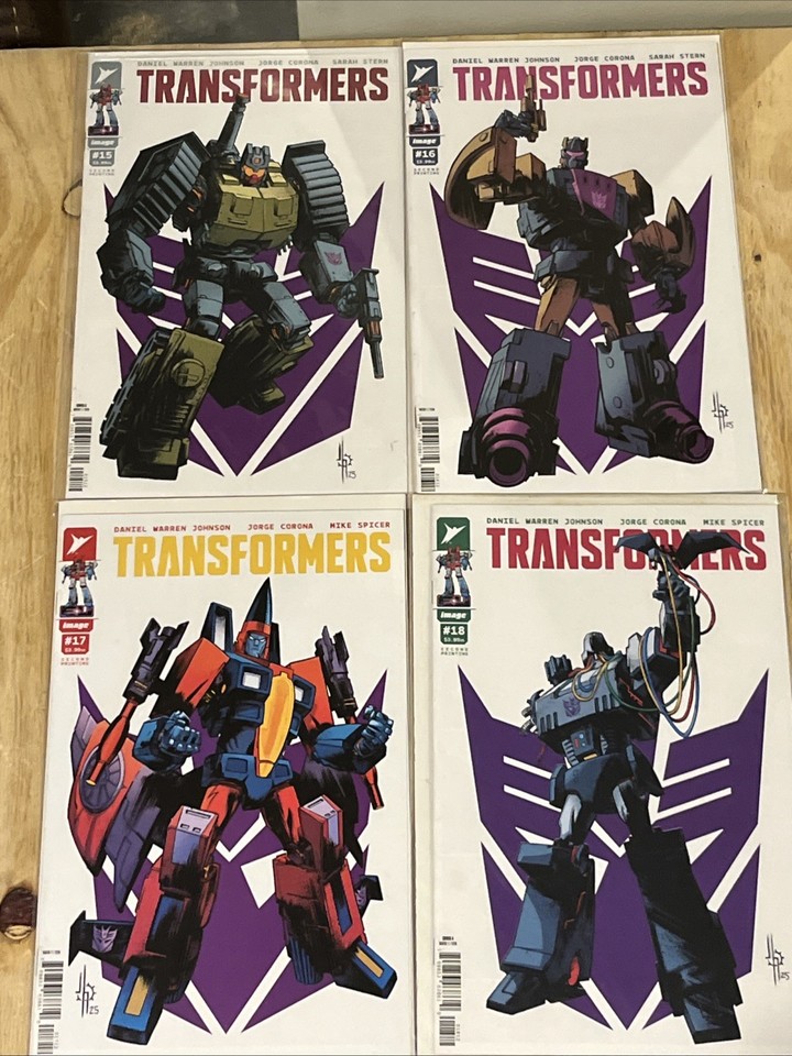 TRANSFORMERS Image 2023 Comic Set Complete 2nd Printing Decepticon ...