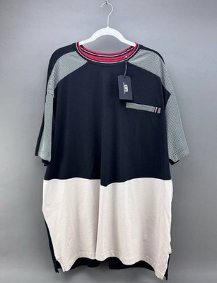Benjamin Black Mens Colorblock Multicolor Pullover Short Sleeve T-Shirt ...