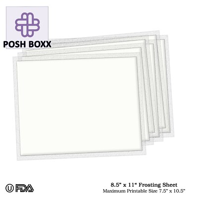 12 PCS PRINTABLE FROSTING SHEETS / ICING SHEETS / EDIBLE PAPER TOPPER 8 ...
