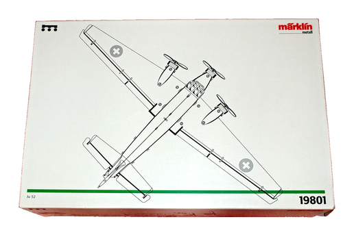 TOP Märklin 19801 Swiss Junkers Ju 52/3m im Karton | eBay