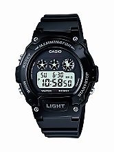 Casio Men's Classic Digital Quartz Black Resin Band 45mm Watch W214hc ...