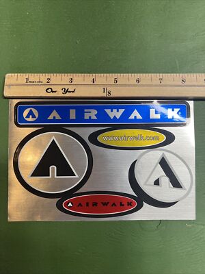 Original AIRWALK SHOES Vintage STICKER Sheet SKATEBOARDING | eBay