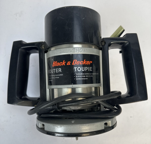 BLACK & DECKER 7614-04 TYPE 3 ROUTER 120VAC 25,000RPM T/mm | eBay