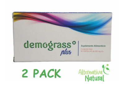 2 PACK!! DEMOGRASS PLUS - 100% Original - Weight Loss Supplement 60 ...