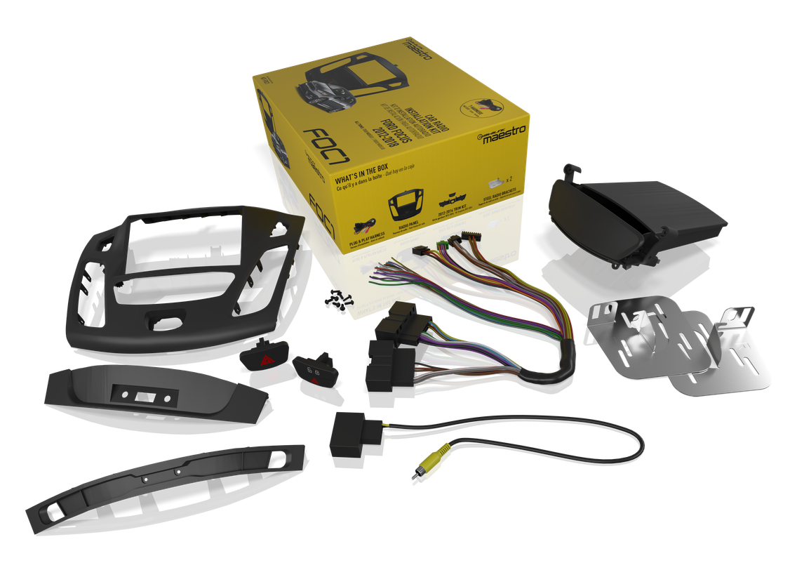 iDatalink KIT-FOC1 ADS-MRR Double Din Installation Kit for 2012-2018 ...