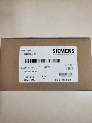 New - Siemens SLSPSCW-AL Cieling Mount Speaker Strobes S54329-F49-A1 | eBay