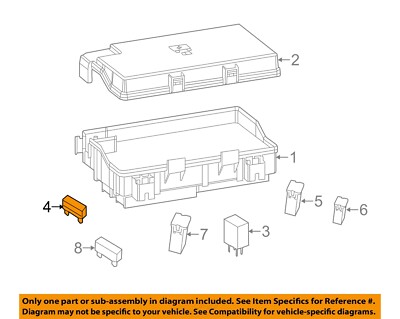 CHRYSLER OEM-Fuse 68100746AB | eBay