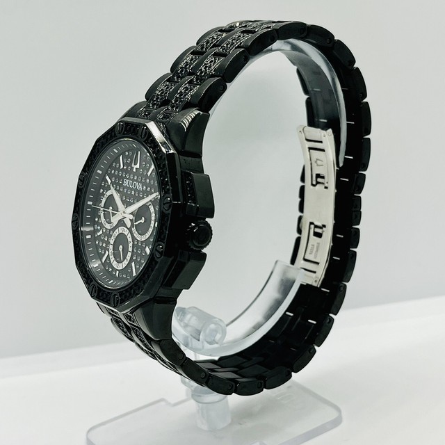 Bulova Octava Black Men's Watch - 98C134 for sale online | eBay