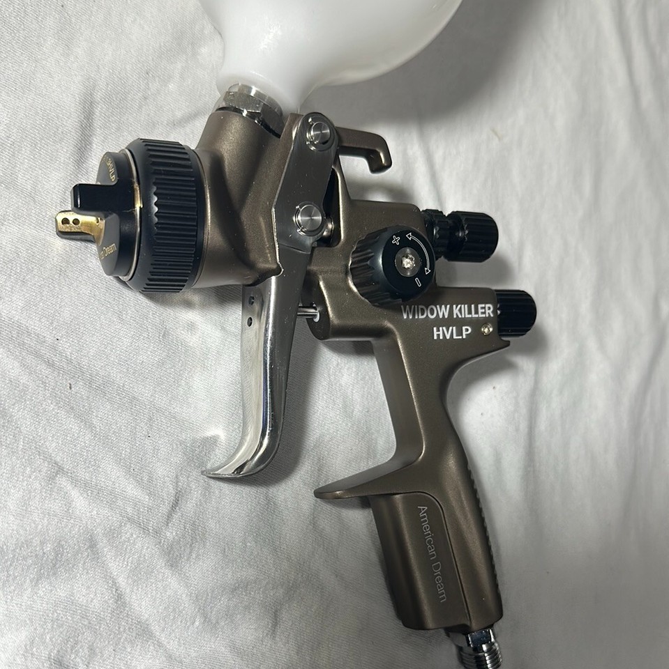 WIDOW KILLER CLEARCOAT PAINT GUN 1.3 Lvmp HTE with regulator PRO MODEL ...