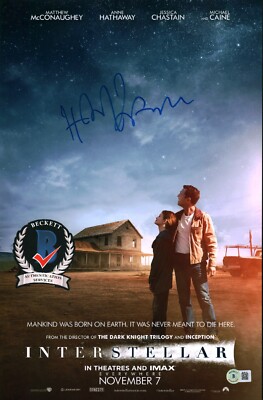 HANS ZIMMER SIGNED INTERSTELLAR LEGENDARY COMPOSER 11X17 PHOTO BECKETT ...