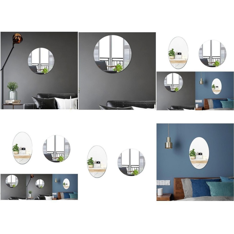 High Definition Round Mirror Sticker Waterproof and Lightweight ...