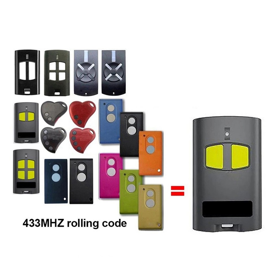 Remote Control for to.GO WV Series Garage Door Opener 433.92MHz ...