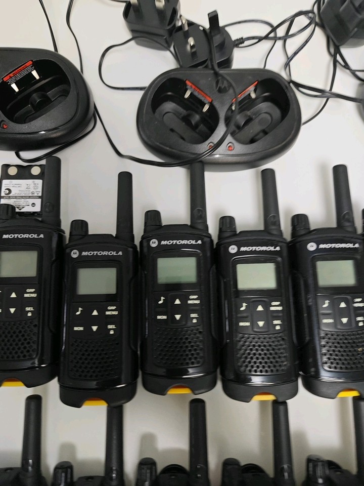 14x Motorola XT180 Walkie Talkies two-way communication - Black | eBay UK