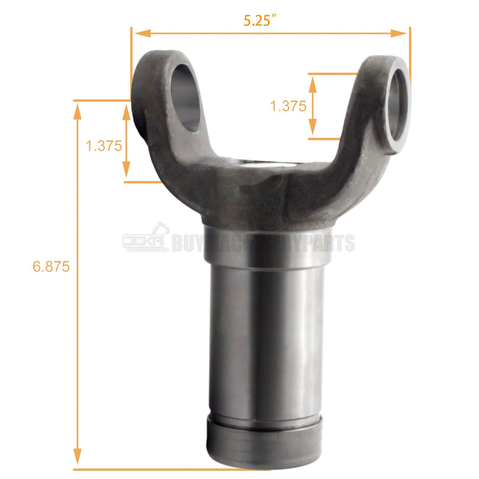 Mid Drive Shaft Slip Yoke for 1550 Series, 16 Spline, 1.375" x 4.969" U ...