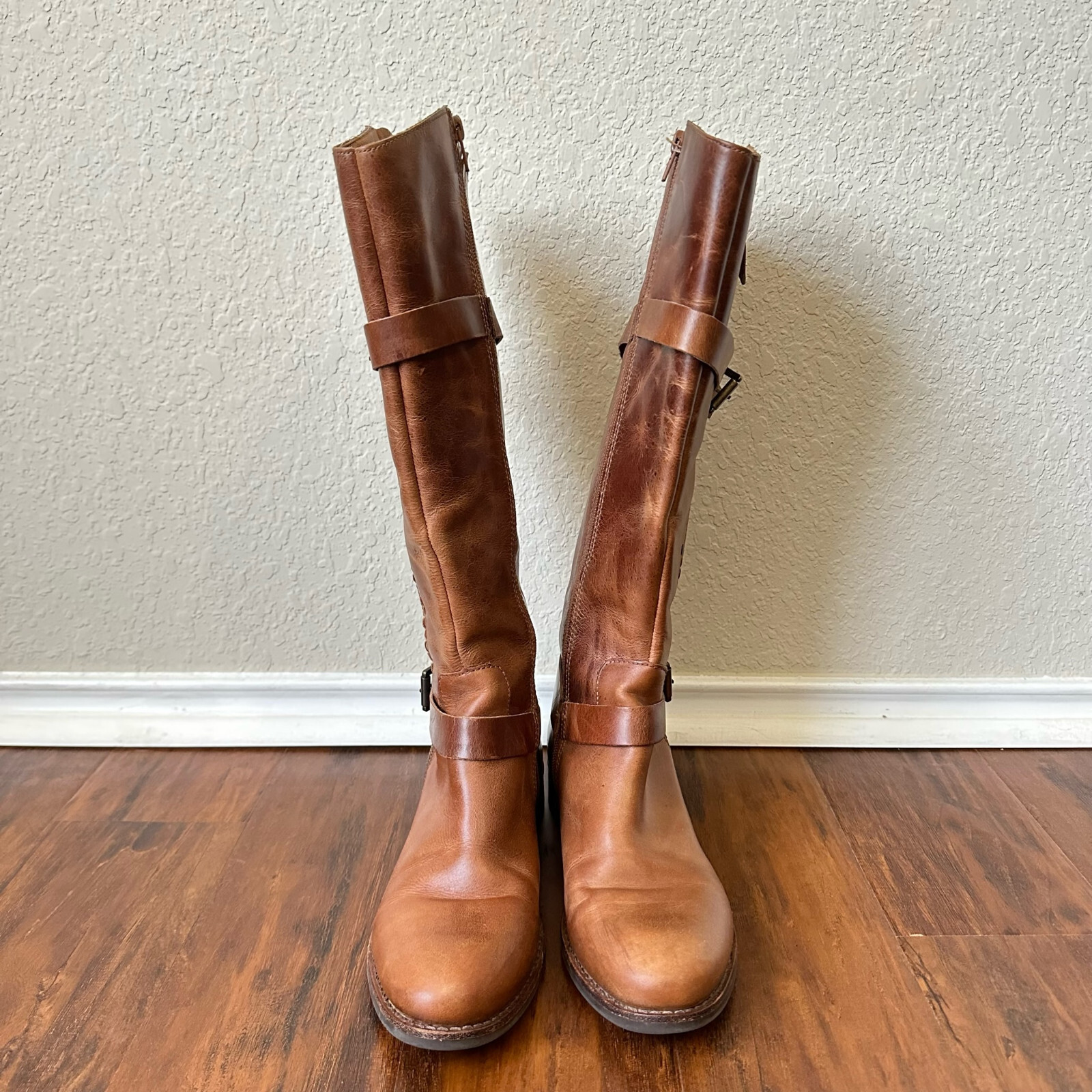 MATISSE Womens Militia Riding Boots Distressed Camel … - Gem