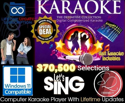 Collectors Studio Karaoke USB Hard Drive Player - Free Lifetime Updates ...