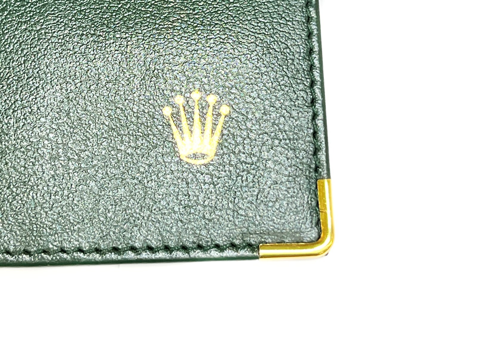 Rolex Green Leather Foldable Wallet - Gem