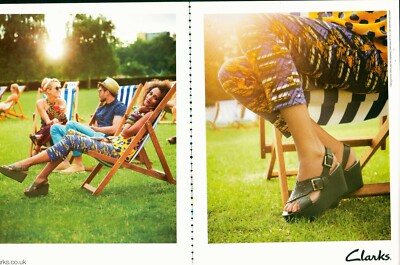 CLARKS Footwear Magazine Print Ad Advert long legs high heels shoes ...