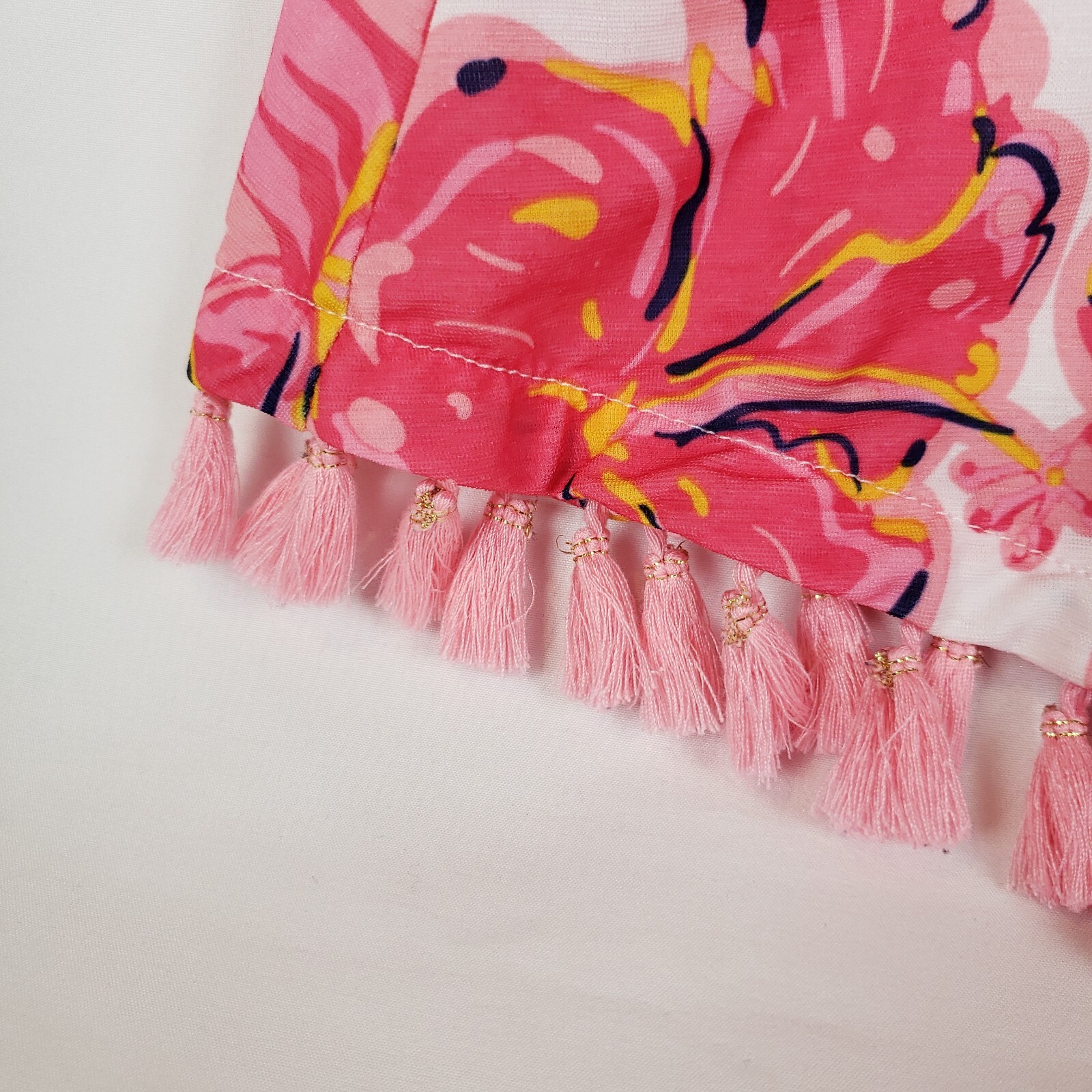 Simply Southern Summer Tank Midi Dress Medium Cutout Neck Tassel Hem ...