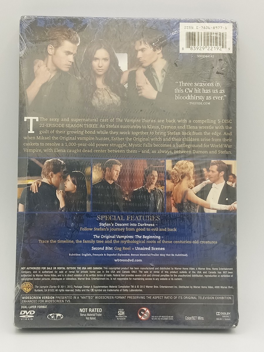 Vampire Diaries Season 5 Dvd