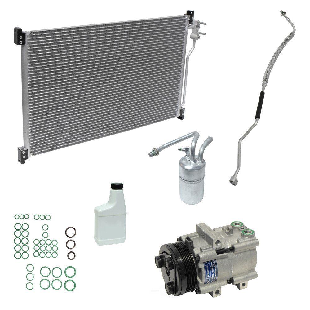 A/C Compressor Kit-Base, SOHC, MPI UAC KT 1397A fits 03-04 Ford Mustang ...