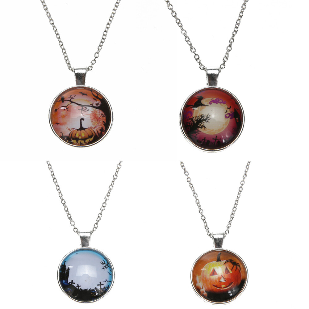 Trendy Time Gem Necklaces Pendant Necklaces Glass Cabochon Necklaces ...