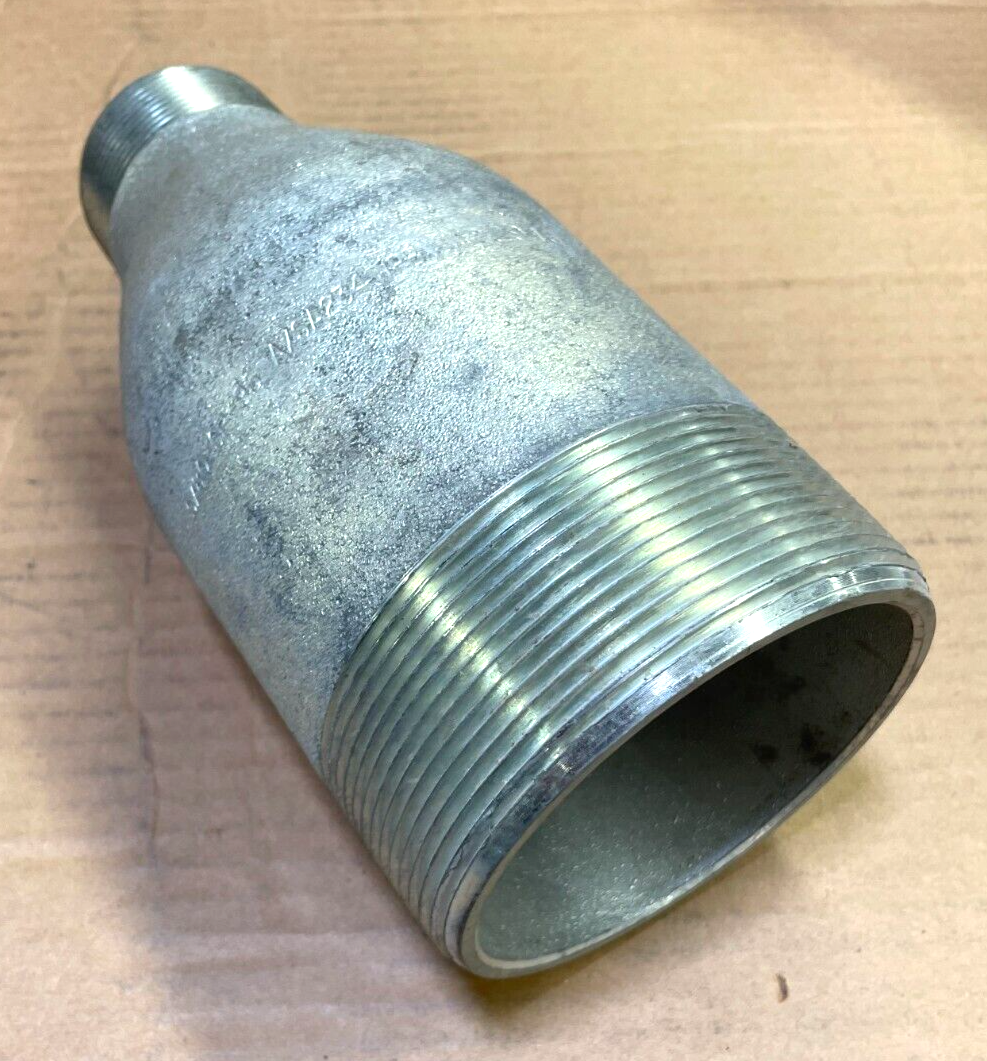 SWAGE NIPPLE 4" x 2" Schedule 80 Concentric Thread Both End A234 WPBN ...