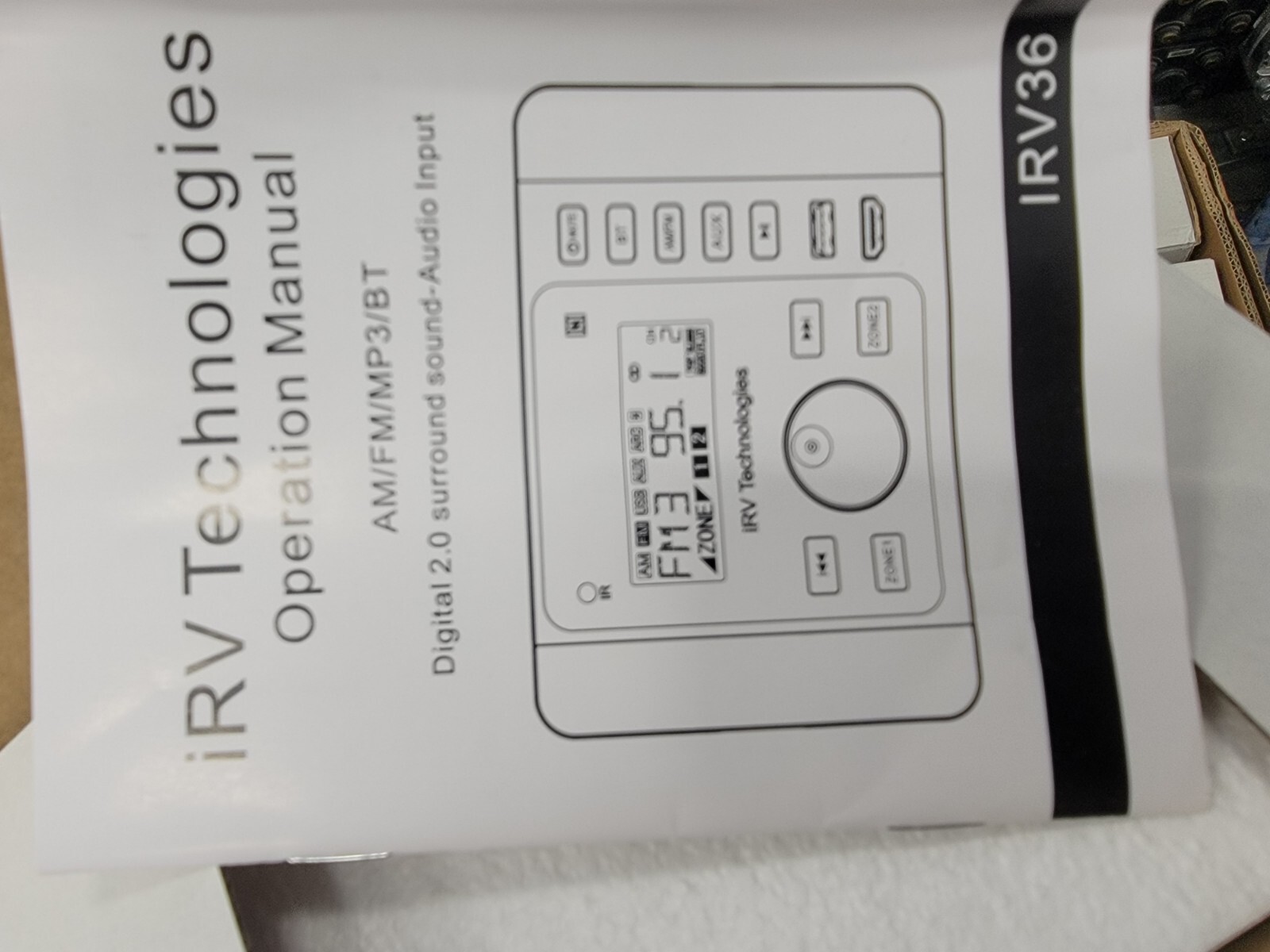 RV iRV Technoglogies iRV36 2 Zone W/Bluetooth | eBay