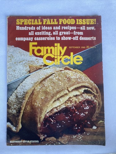 1969 September Family Circle Magazine BACK-TO-FALL COOKBOOK (MH870) | eBay