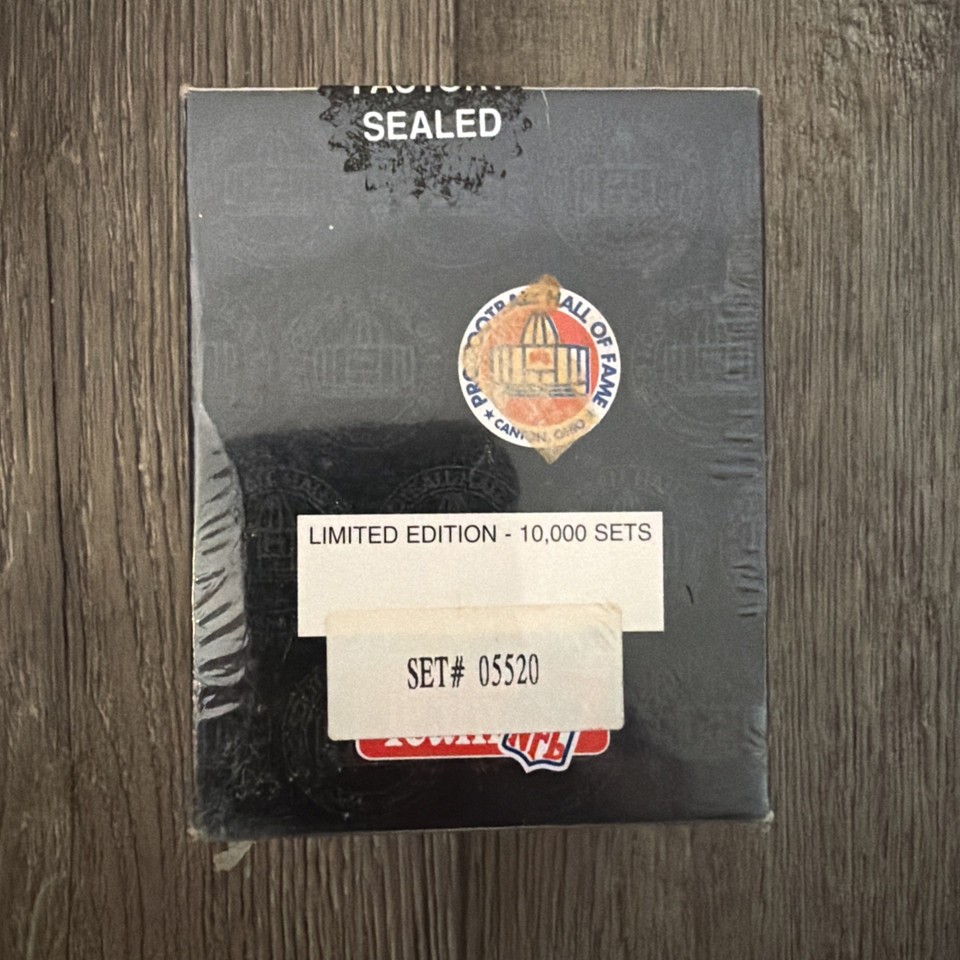 1995 NFL Pro Football HOF Official 180 Card Set Enor Limited Edition ...