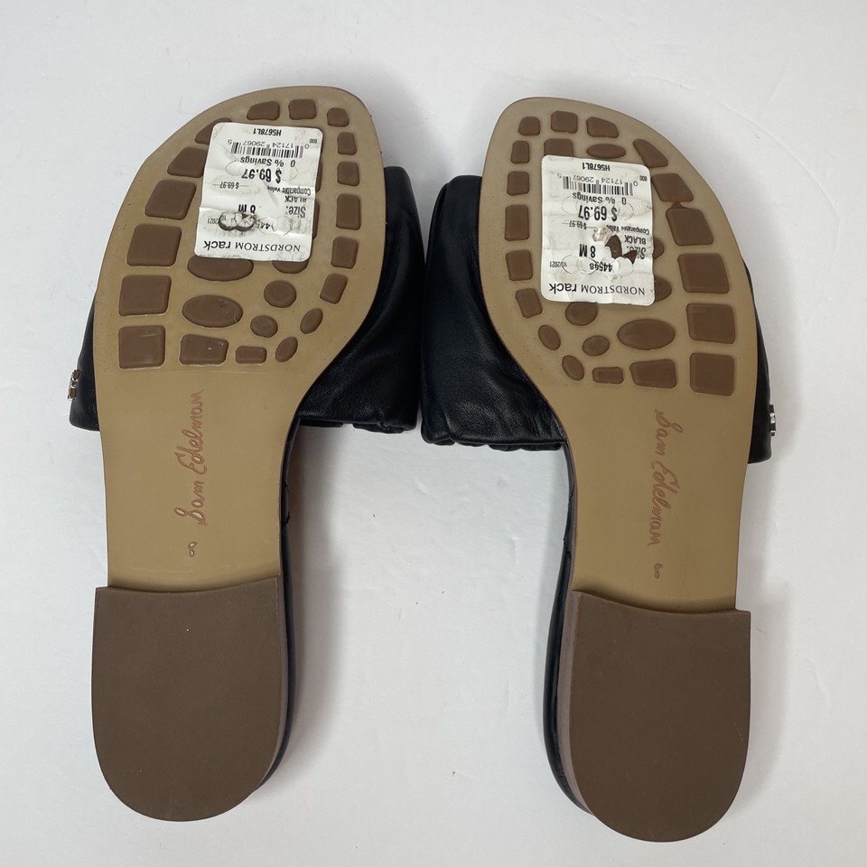 SAM EDELMAN BRIAR Women's size 8 Shoes Slip-in Mule Slides Sandals BLACK NWT | eBay