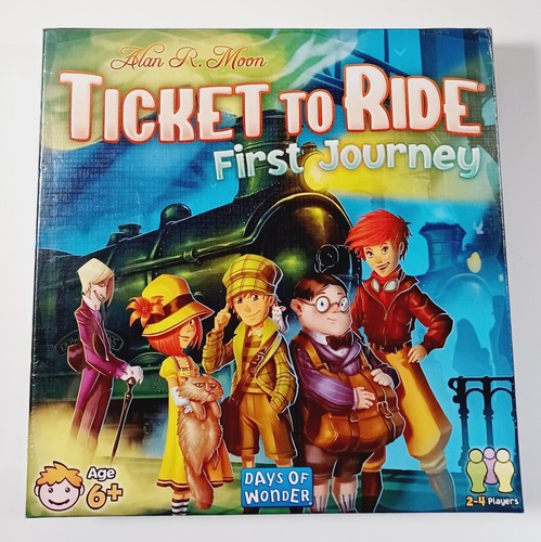 Days Of Wonder 720025 Ticket To Ride First Journey Board Game Alan R ...