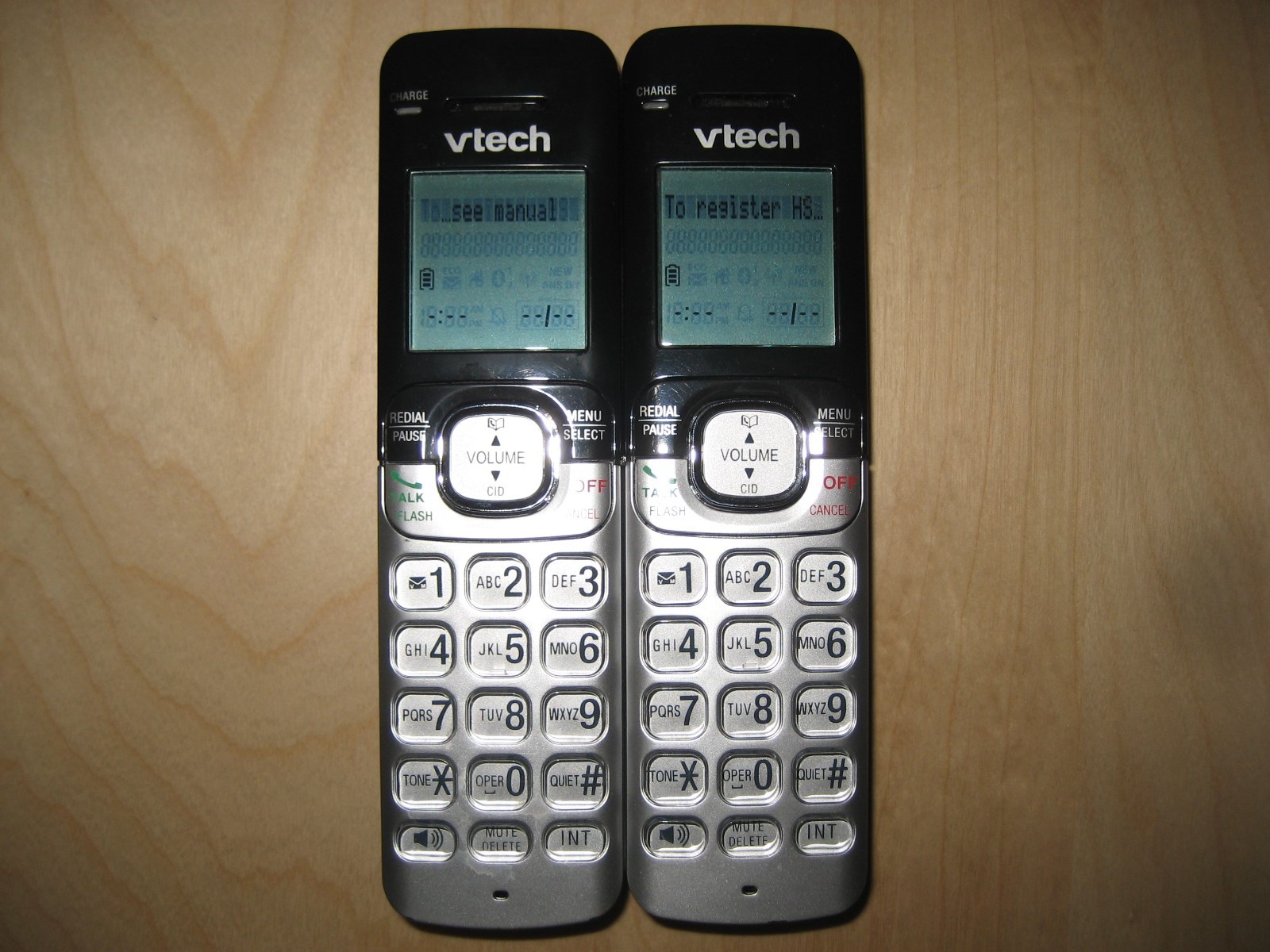 Lot of 2 Vtech CS6519-2 Cordless Expansion Handset Phone | eBay