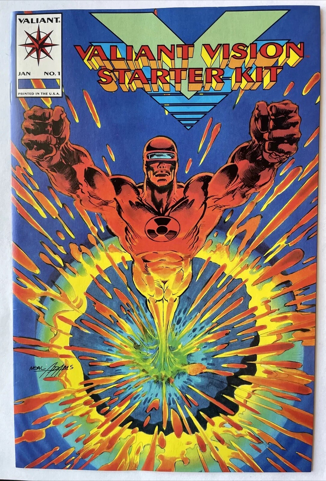 Valiant Vision Starter Kit #1 • Neal Adams Cover! With Glasses! (Valiant 1993) | eBay
